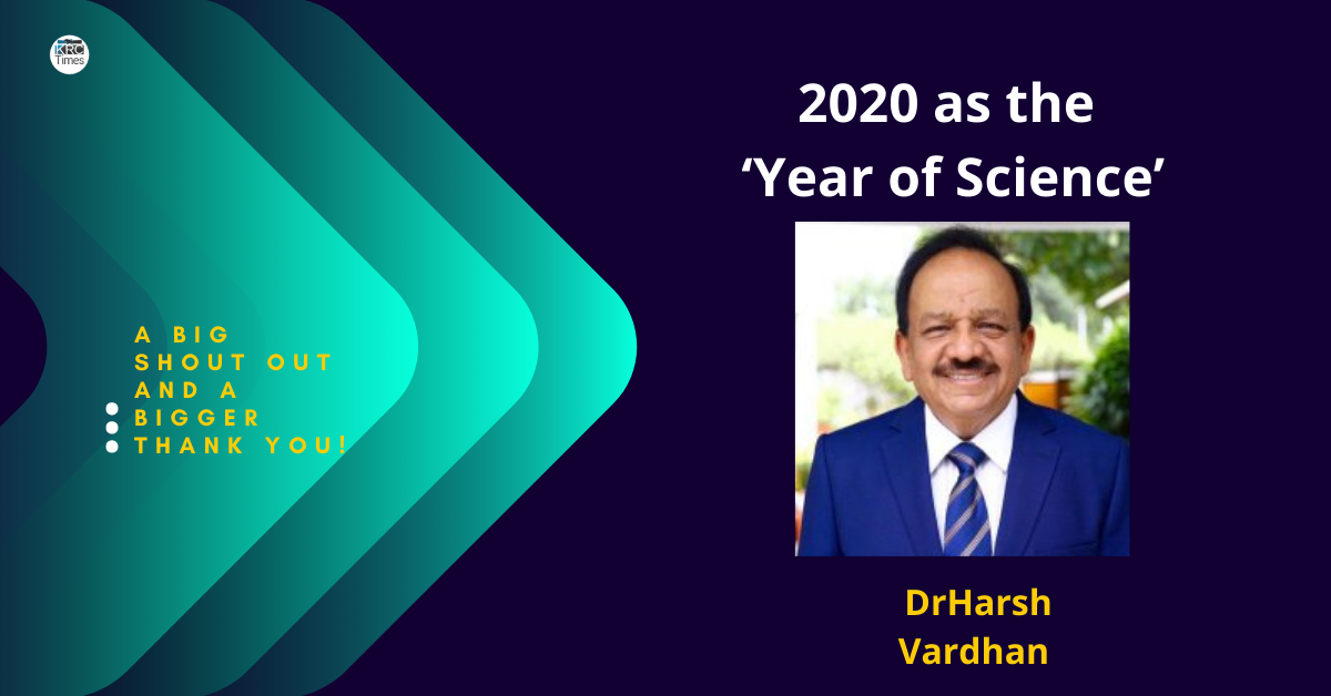 2020 as the ‘Year of Science’ – KRC TIMES