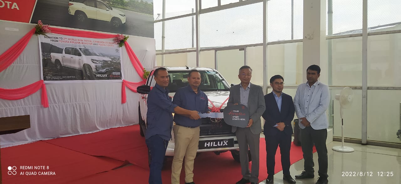 Toyota Motor Donated A Toyota Hilux To 2nd WW Imphal Campaign ...