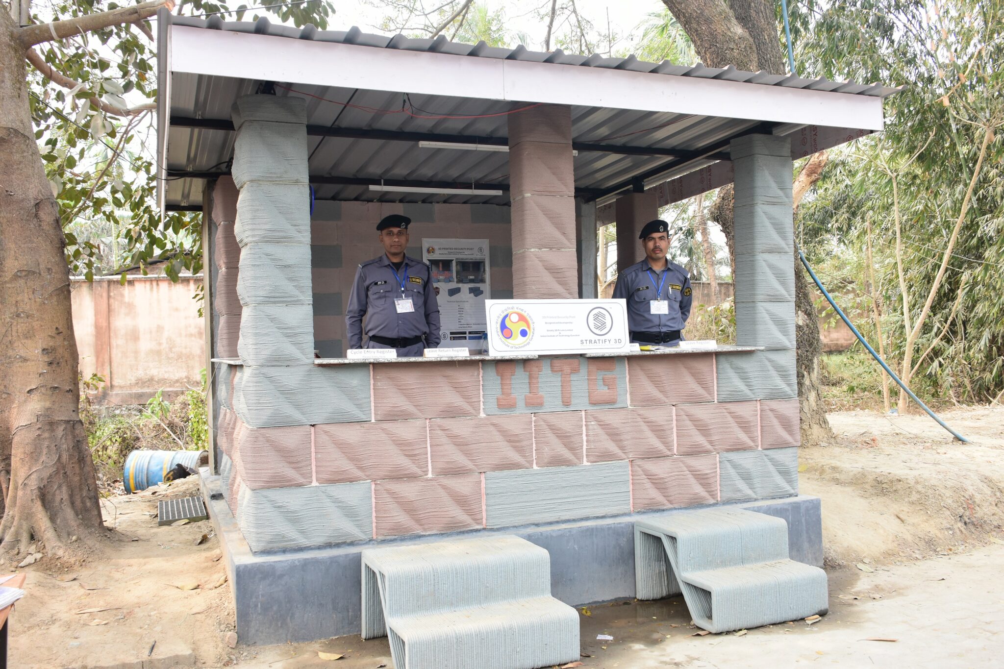 IIT Guwahati innovators construct 3D Printed Security Post using ...