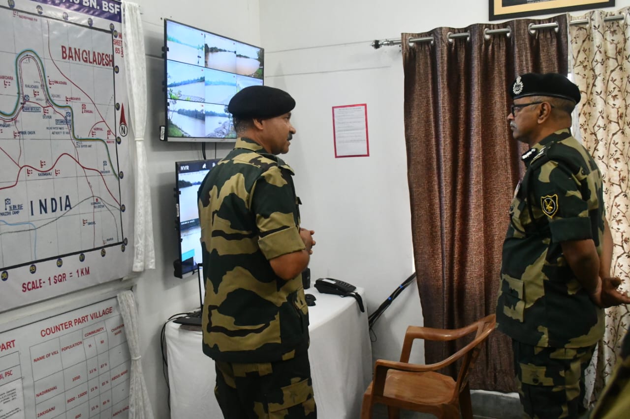 IG BSF visits the unfenced gap in Karimganj area – KRC TIMES