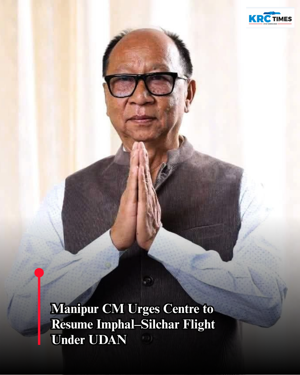 Manipur CM Urges Centre to Resume Imphal–Silchar Flight Under UDAN ...